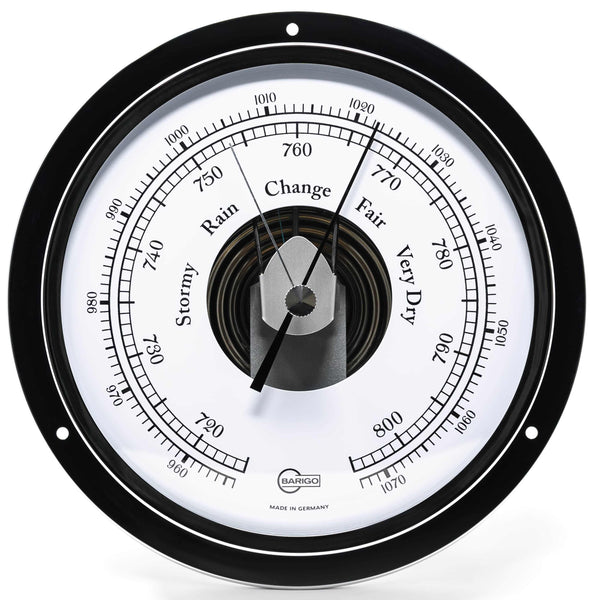 Barigo Viking 111MS – Polished Chrome on Brass Marine Barometer - Time ...
