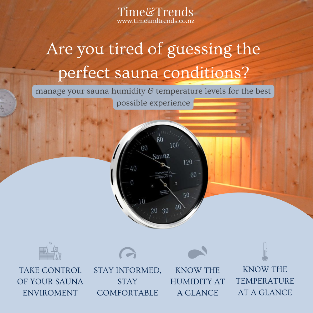 Sauna Hygrometers & Thermometers - Time & Trends