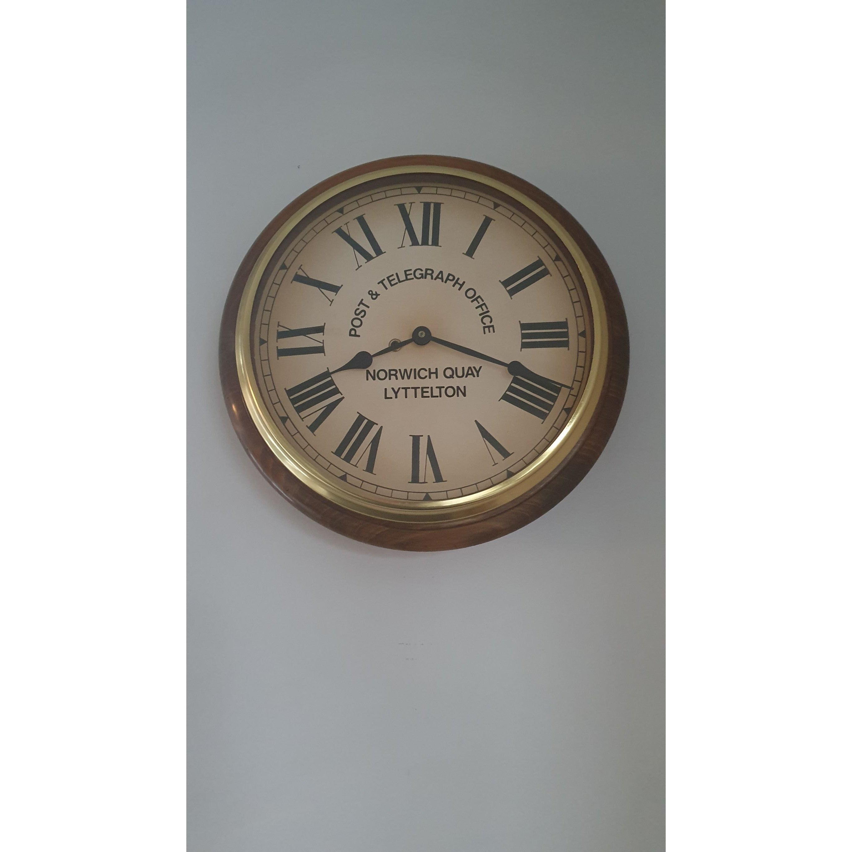 Post Office Clock large made in New Zealand - Time & Trends