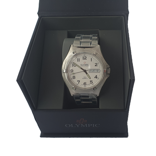 Men's Olympic Work Watch - White | Best Price Guarantee - Time & Trends